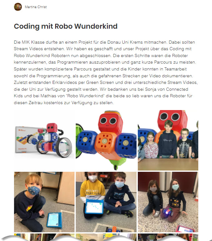 Roboter bauen und programmieren. Robo Wunderkind - TechKids